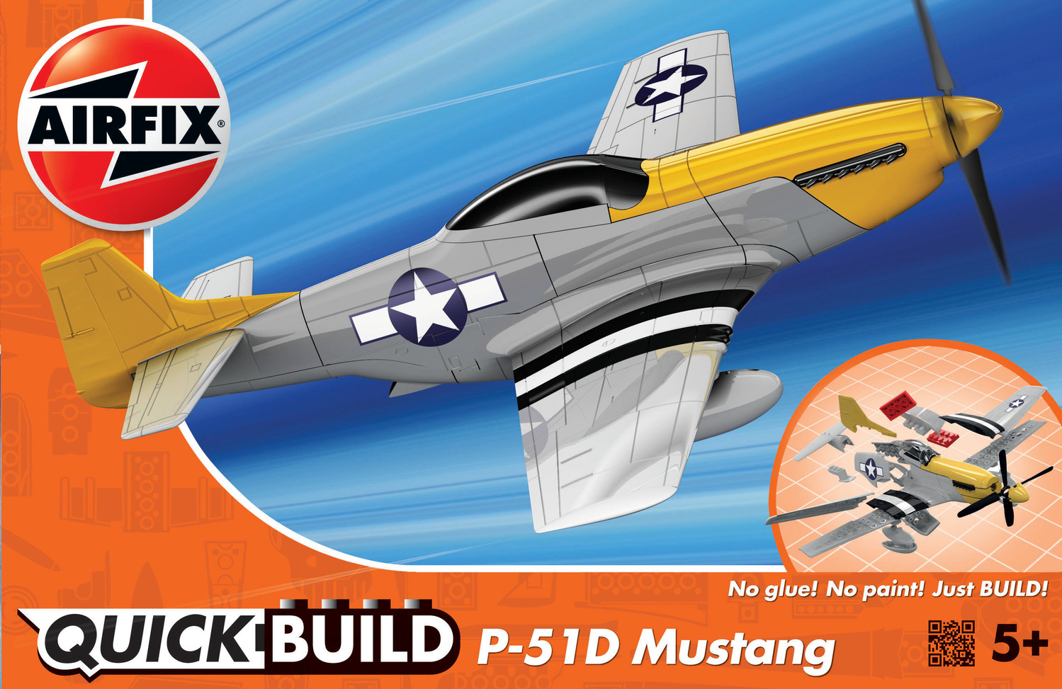 J6016 Airfix QUICKBUILD P-51D Mustang